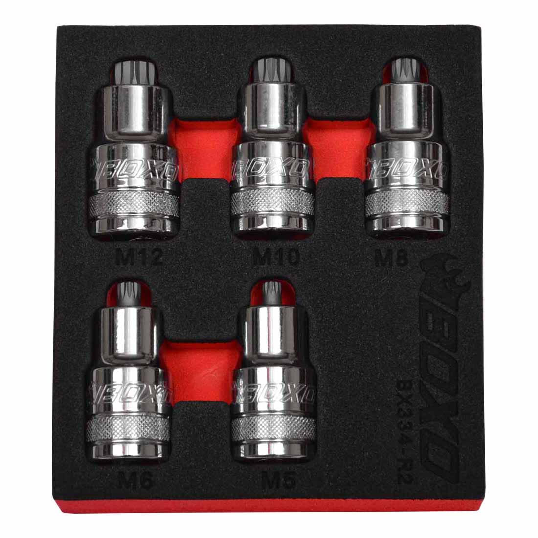 BOXO 5Pc 1/2" Super Stubby Spline Bit Socket Set – Boxo UK