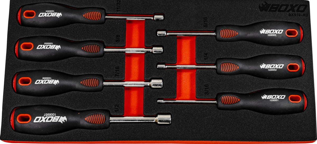 BOXO 7Pc Imperial Nut Driver Handle Set – Boxo UK