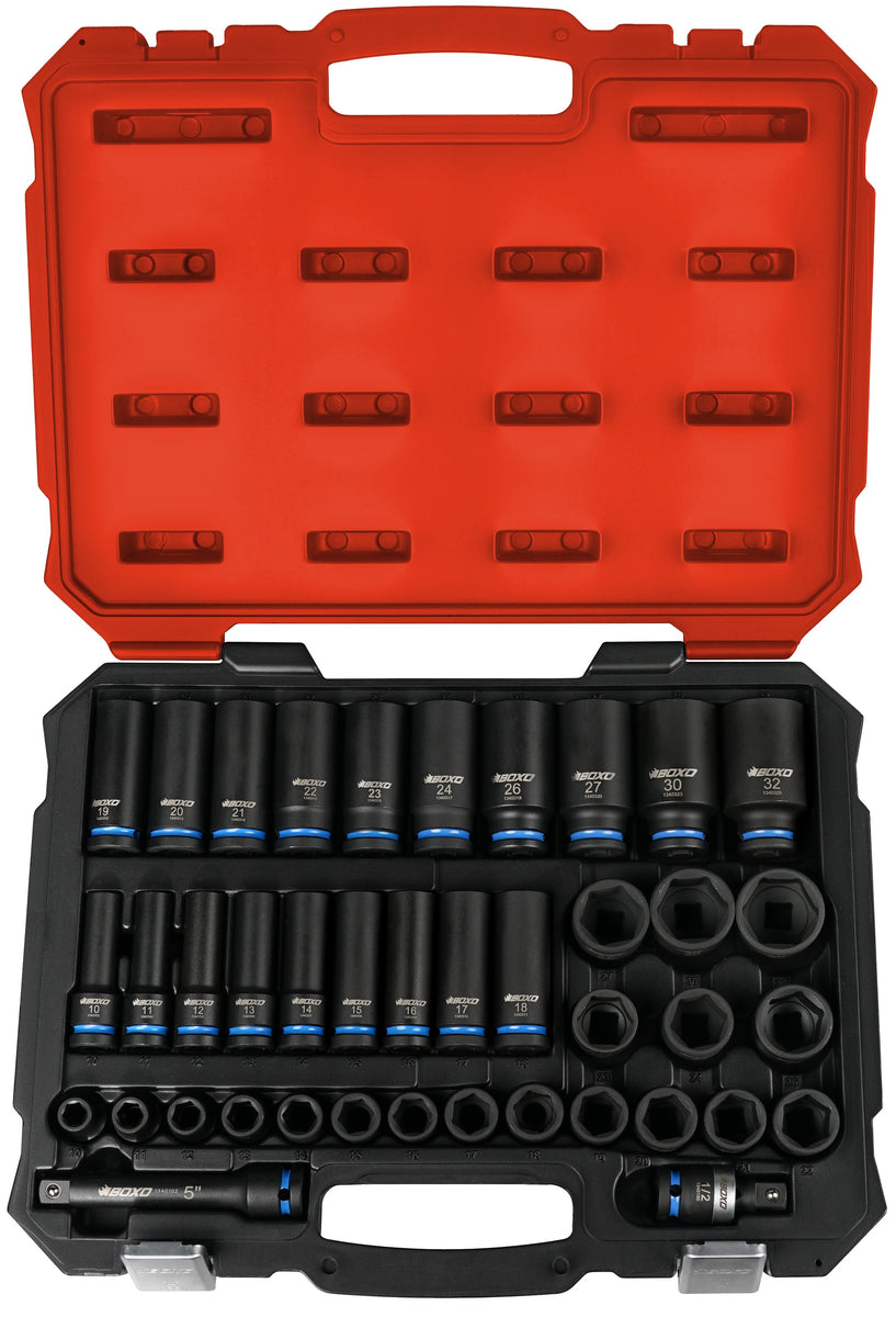 BOXO 40Pc 1/2" Master Impact Socket Set – Boxo UK